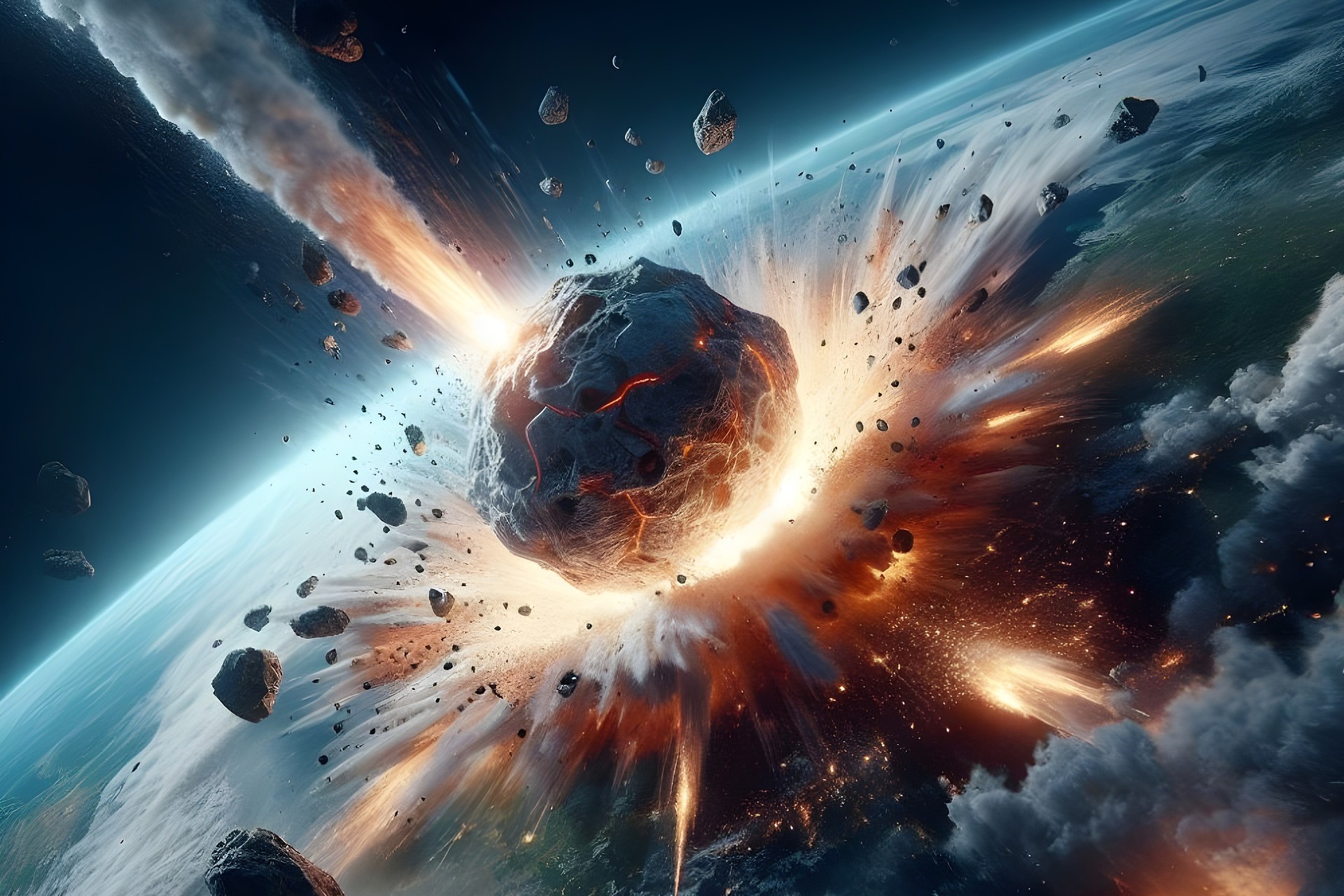 Top massive asteroid hits on earth in last 20000 years